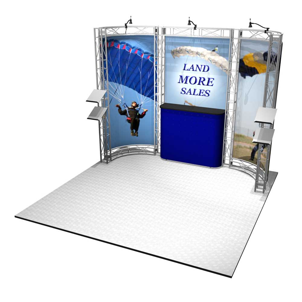 10x10 Truss Displays – Impact Displays