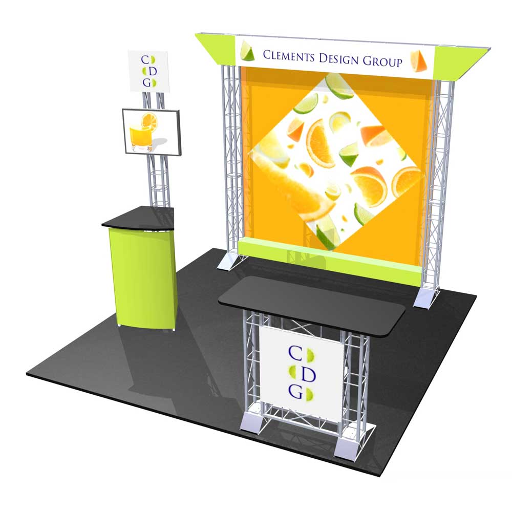 10x10 Truss Displays – Impact Displays