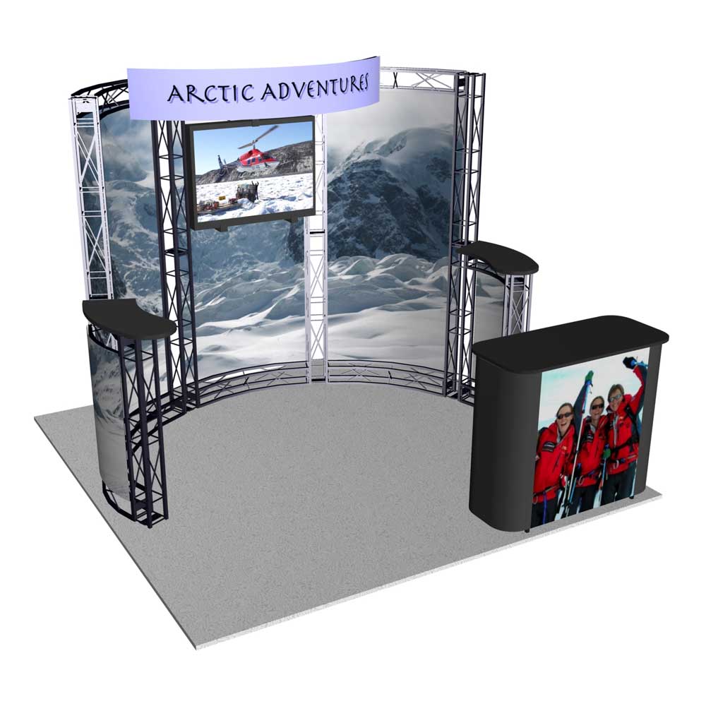 10x10 Truss Displays – Impact Displays