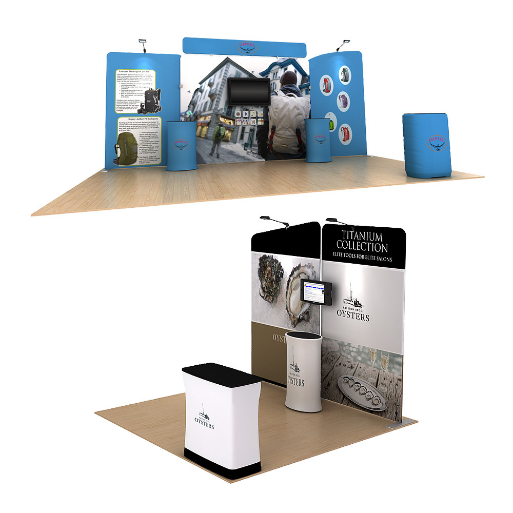 Fabric Trade Show and Event Displays (Backlit & Standard Options ...