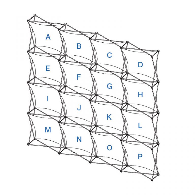 Xpressions SNAP Pyramid Fabric Displays