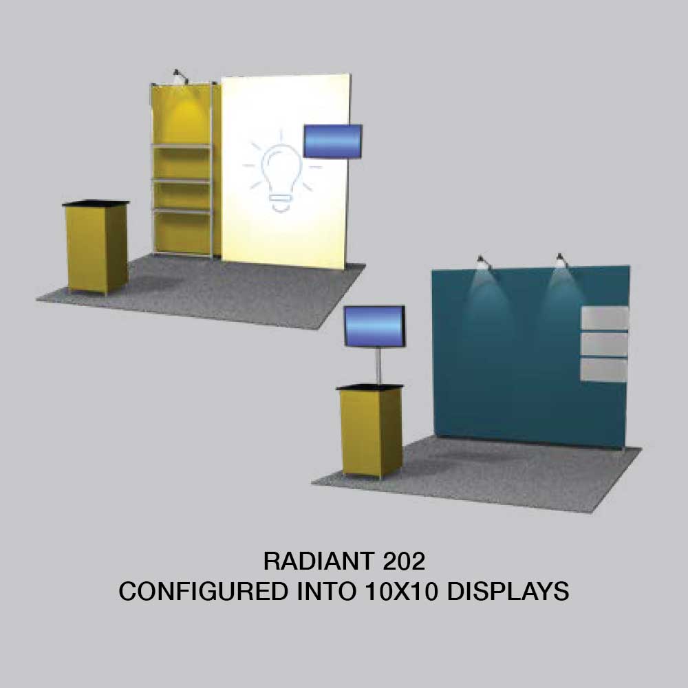 Featherlite Radiant – 10x20 RDT-202 Backlit Display