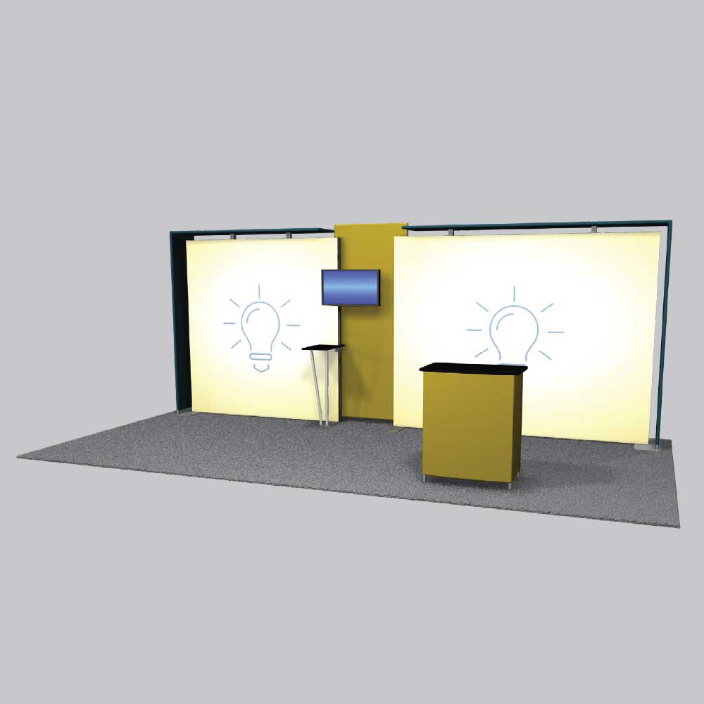 Featherlite Radiant – 10x20 RDT-210 Backlit Display