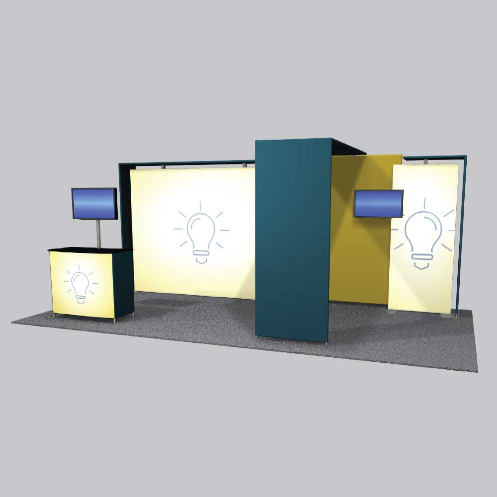 Featherlite Radiant – 10x20 RDT-213 Backlit Display
