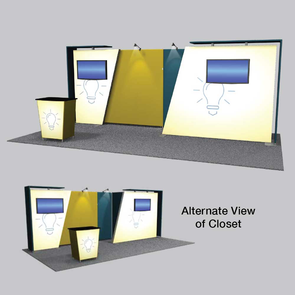 Featherlite Radiant – 10x20 RDT-216 Backlit Display